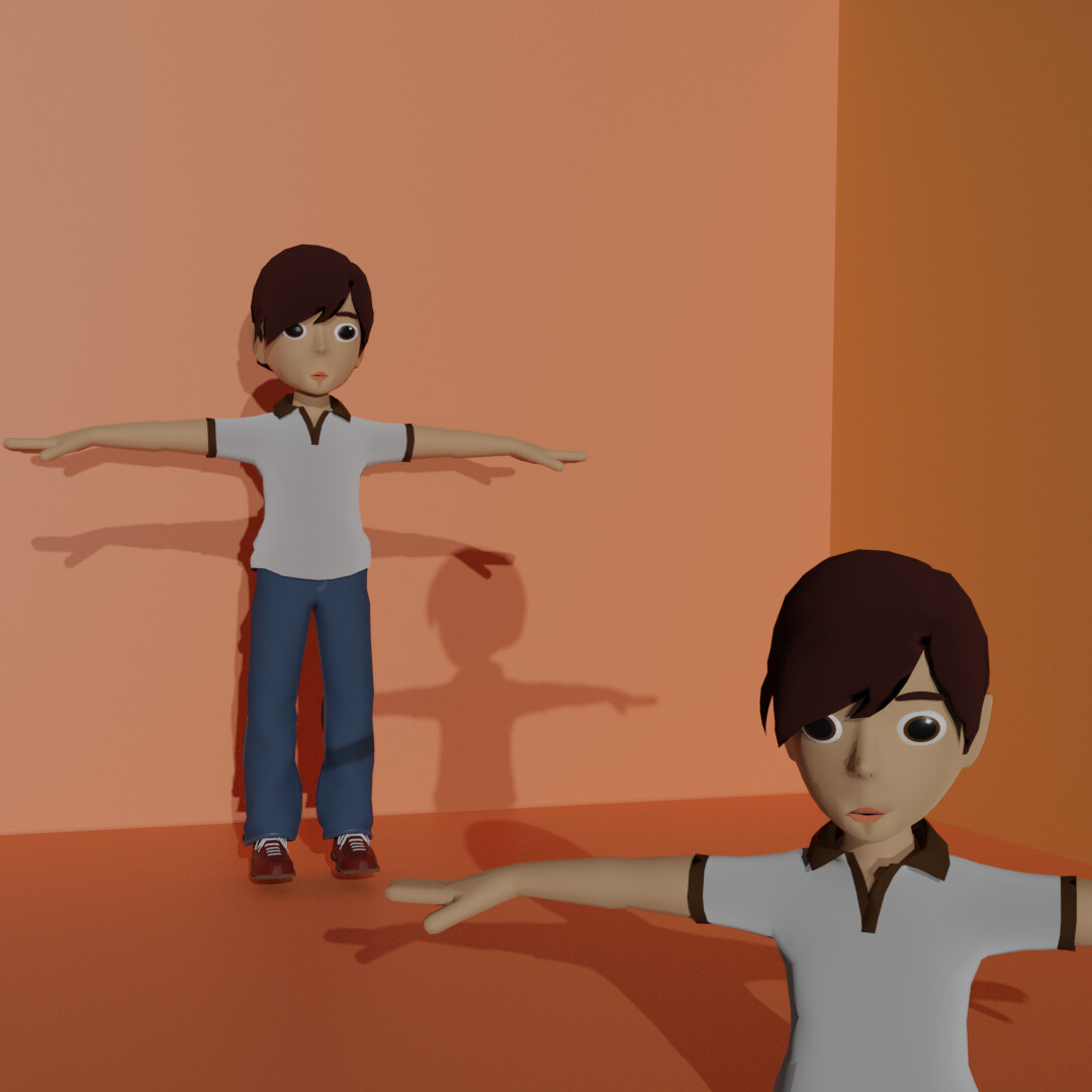 ArtStation - Boy Character 3D Model | Game Assets