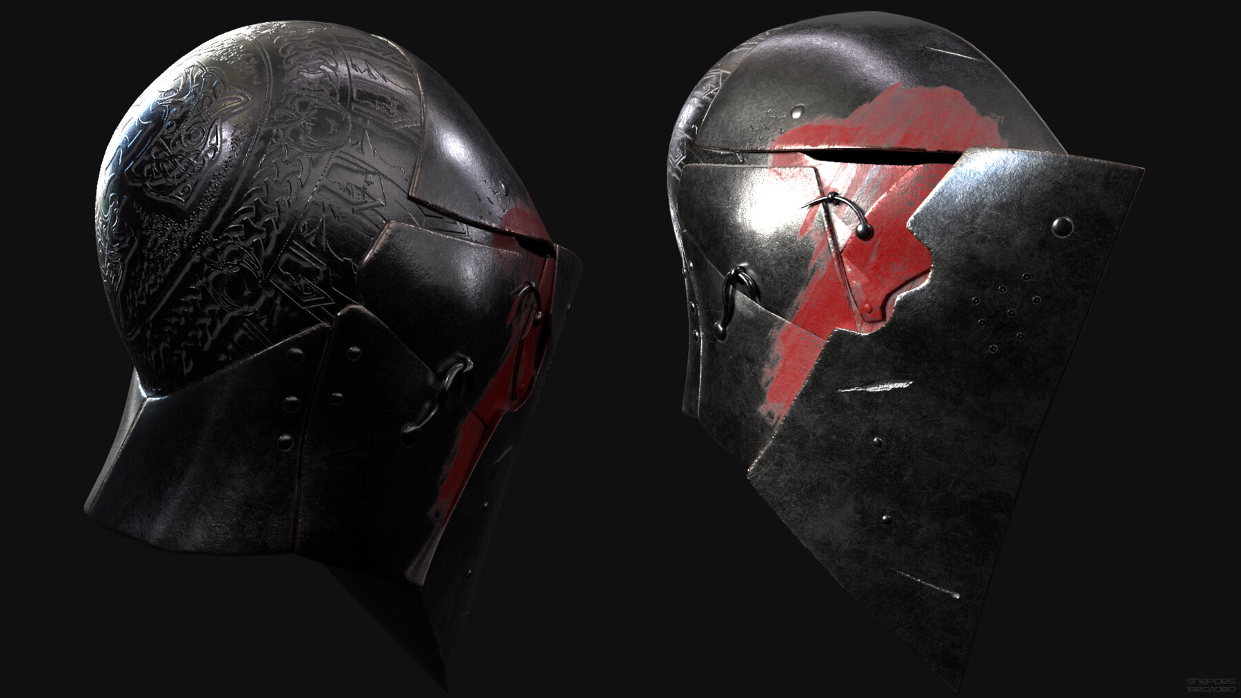 ArtStation - Bird Helmet | Game Assets