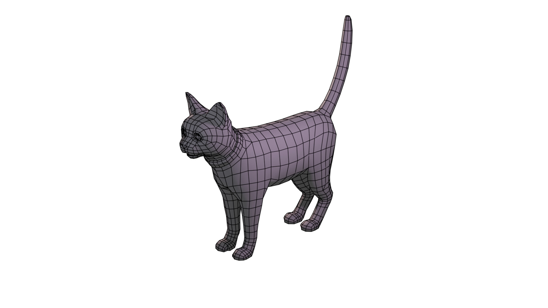 ArtStation - Rigged Low-Poly Cartoon Cat | Resources