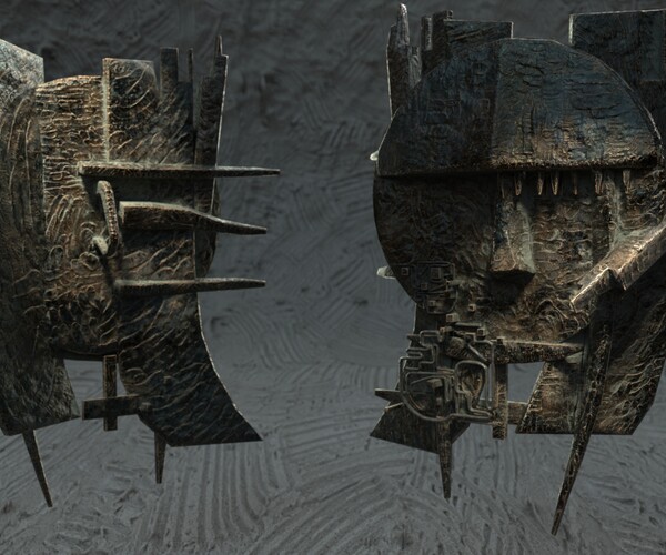 ArtStation - Vintage Scifi Pack VOL 5 Weapons | Game Assets