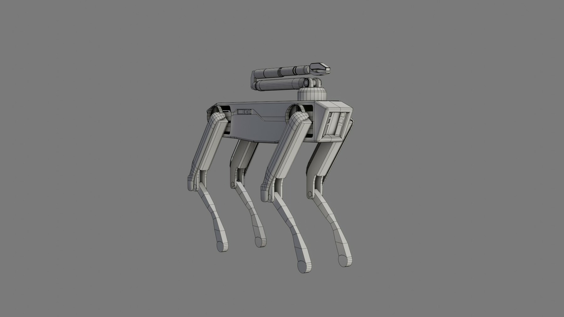 ArtStation - Boston Dynamics Dog with Arm - Low Poly PBR- Game Ready ...