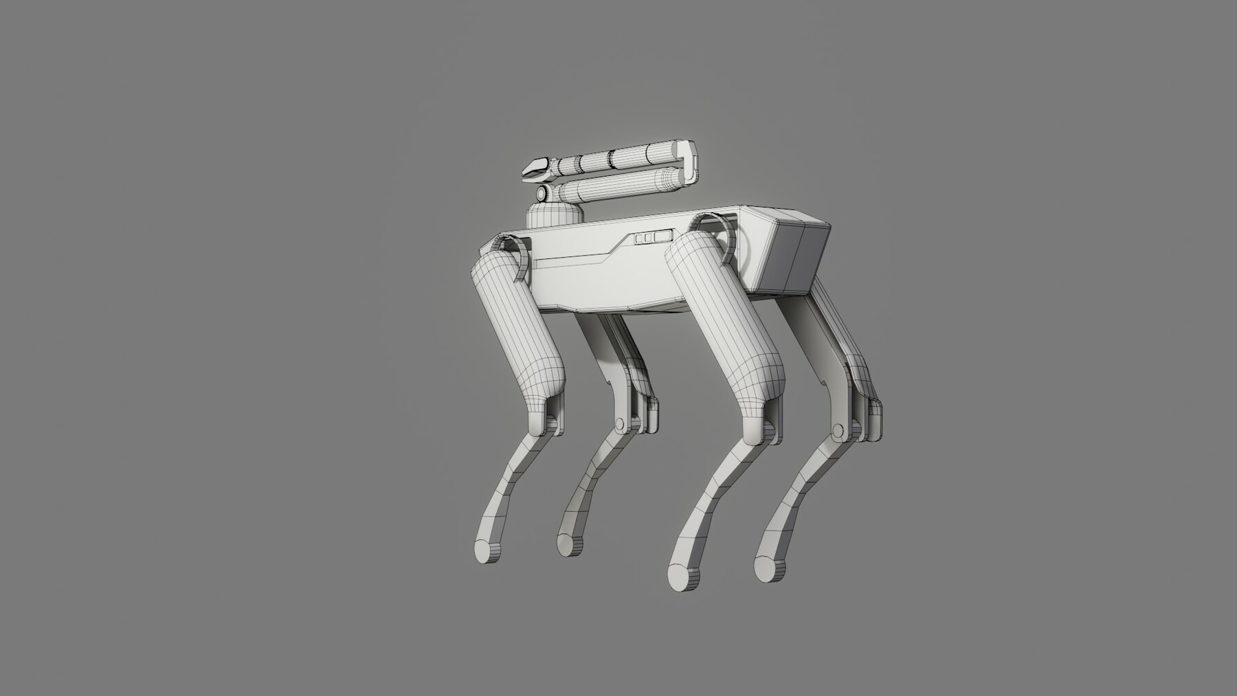 ArtStation - Boston Dynamics Dog with Arm - Low Poly PBR- Game Ready ...