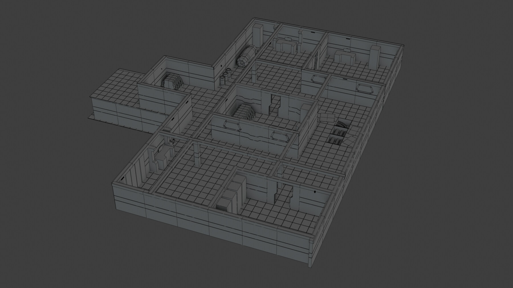 ArtStation - Modular Sci Fi Lab - Low Poly - Game ready - PBR | Game Assets