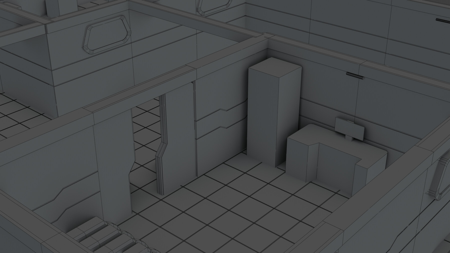 ArtStation - Modular Sci Fi Lab - Low Poly - Game ready - PBR | Game Assets