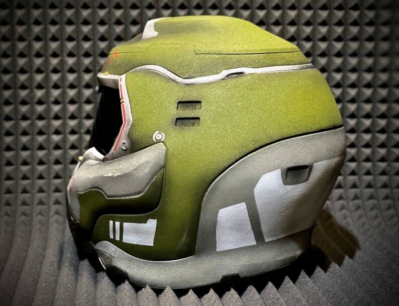 ArtStation - Printable Doom eternal helmet airsoft paintball 3D model ...