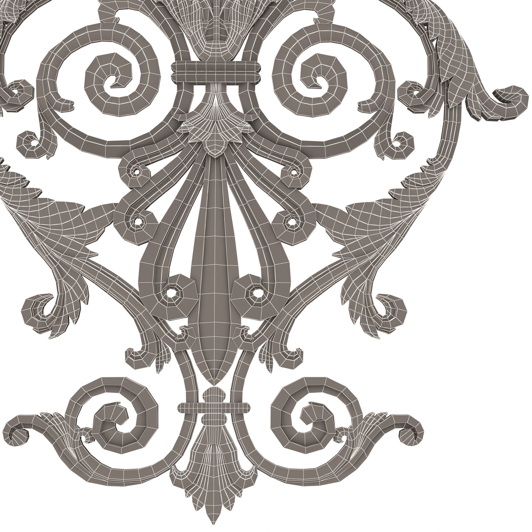 ArtStation - Carved Decoration Panel for CNC 02 | Resources