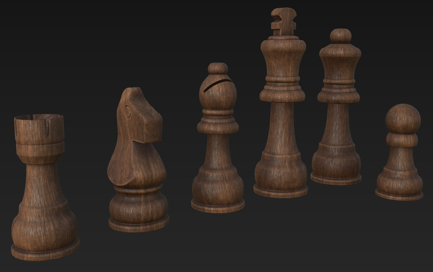 ArtStation - Chess Set WORN & NEW | Game Assets