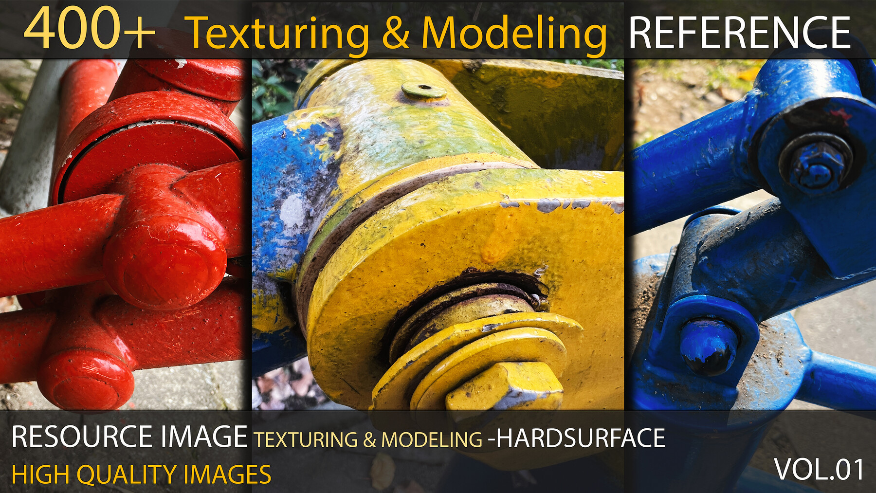 ArtStation - 400+ Texturing & Modeling Reference - HardSurface - VOL 01 ...