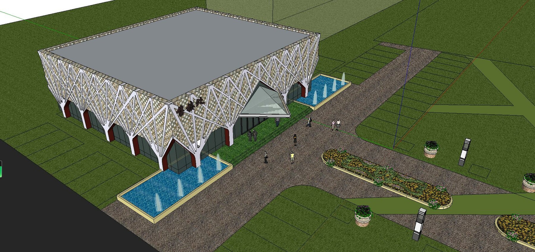 ArtStation - Sales Exhibition Hall-Sales Office-Shop-0107 | Resources