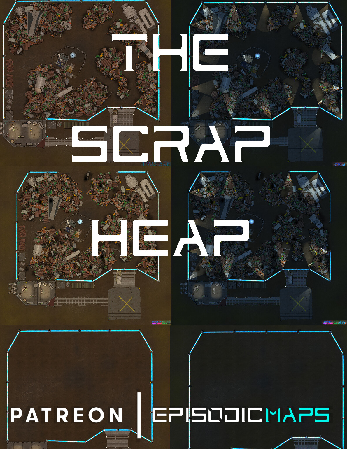 ArtStation - EpisodicMaps: The Scrap Heap | Artworks