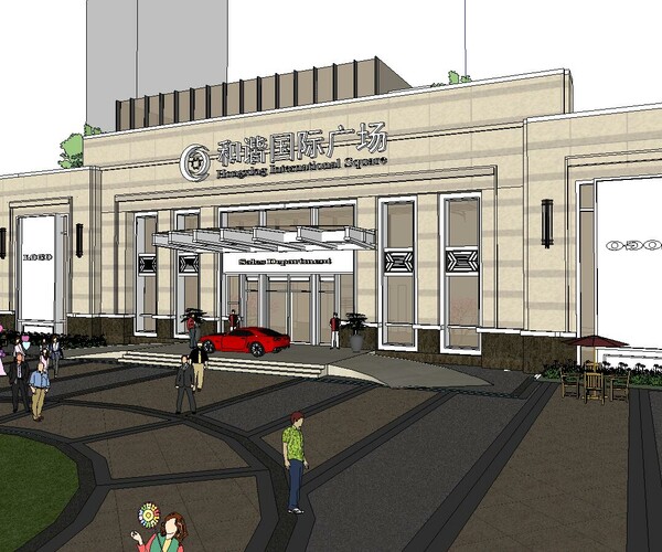 ArtStation - Sales Exhibition Hall-Sales Office-Shop-0136 | Resources