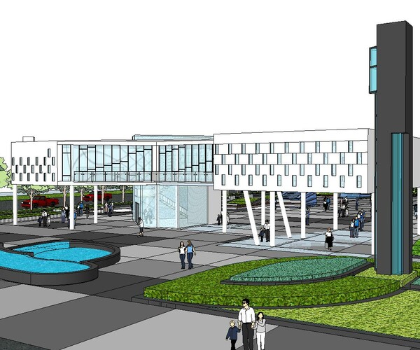 ArtStation - Sales Exhibition Hall-Sales Office-Shop-0137 | Resources