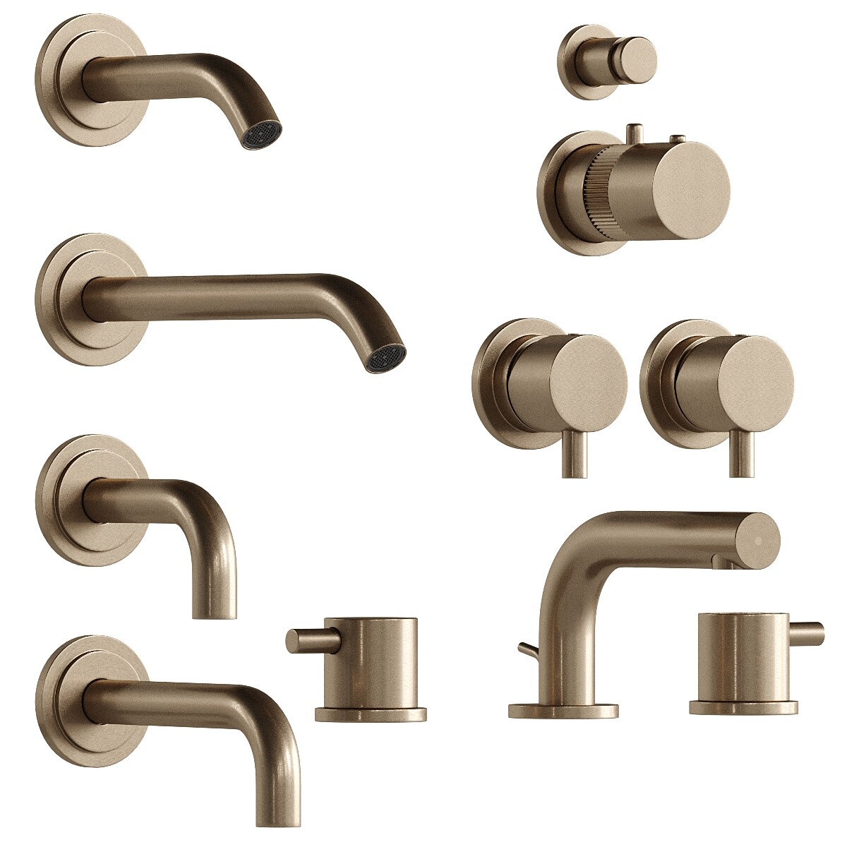ArtStation - Cocoon faucet and shower set | Resources