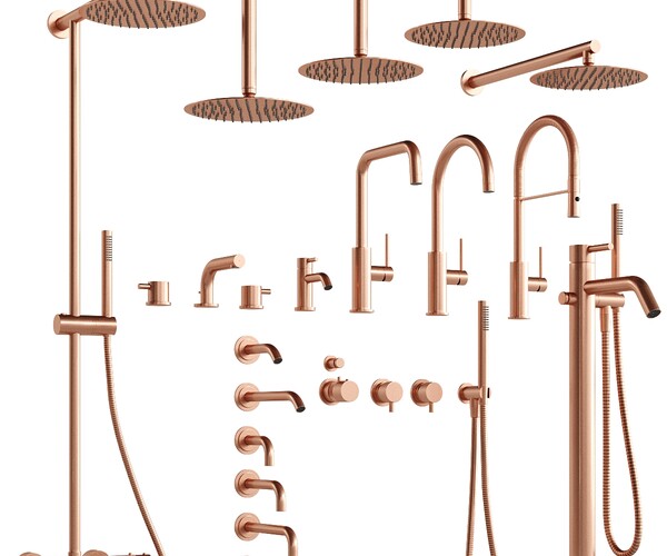 ArtStation - Cocoon faucet and shower set | Resources
