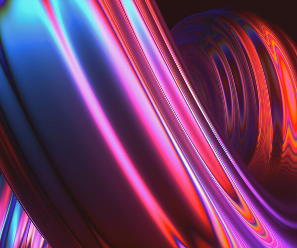 ArtStation - Infinity: 3D Chromatic Shapes | Artworks