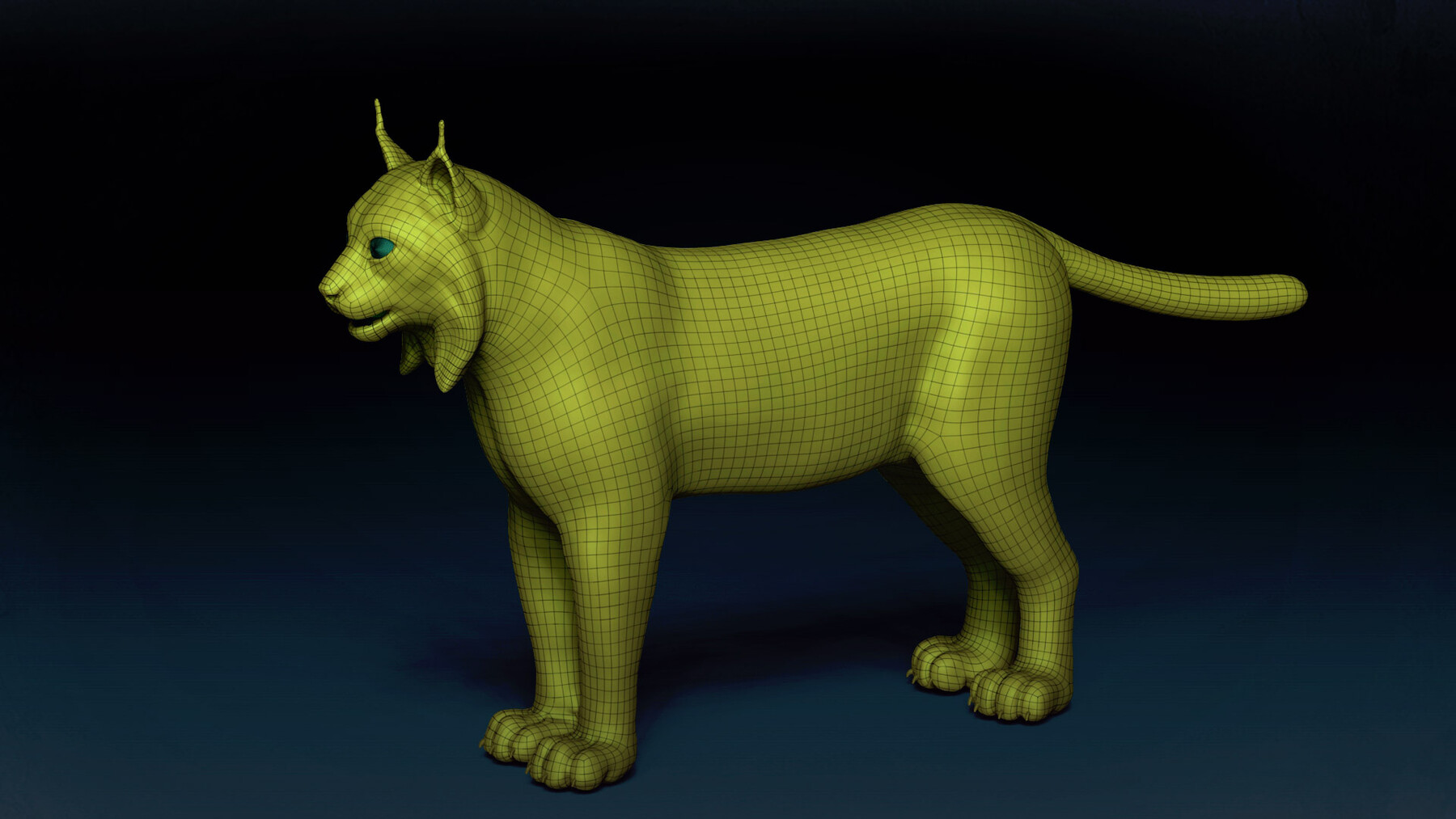 ArtStation - Eurasian Lynx Base Mesh 3D Model | Resources
