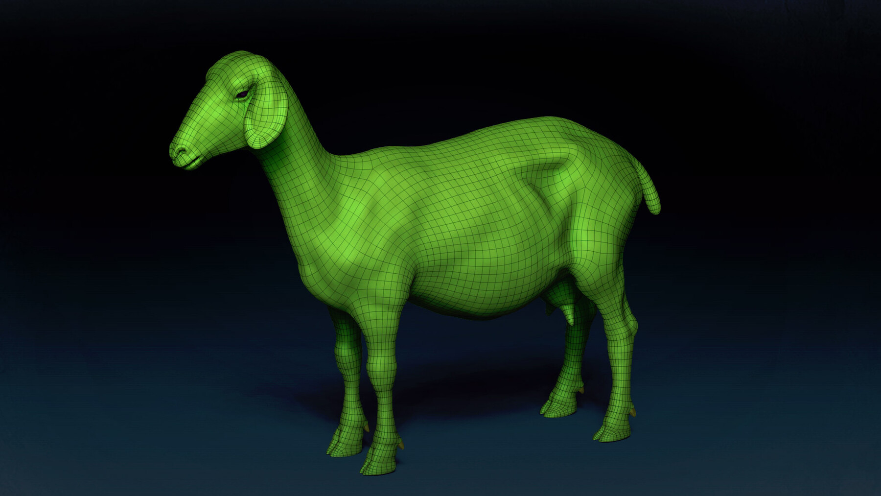 ArtStation - Goat Base Mesh 3D Model | Resources