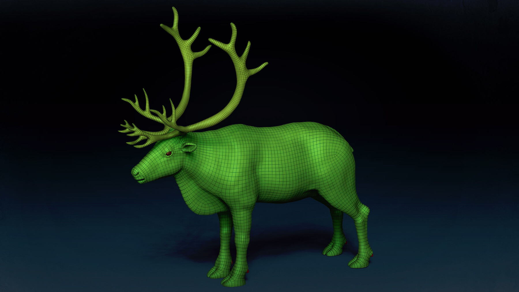 ArtStation - Male ReinDeer Base Mesh 3D Model | Resources