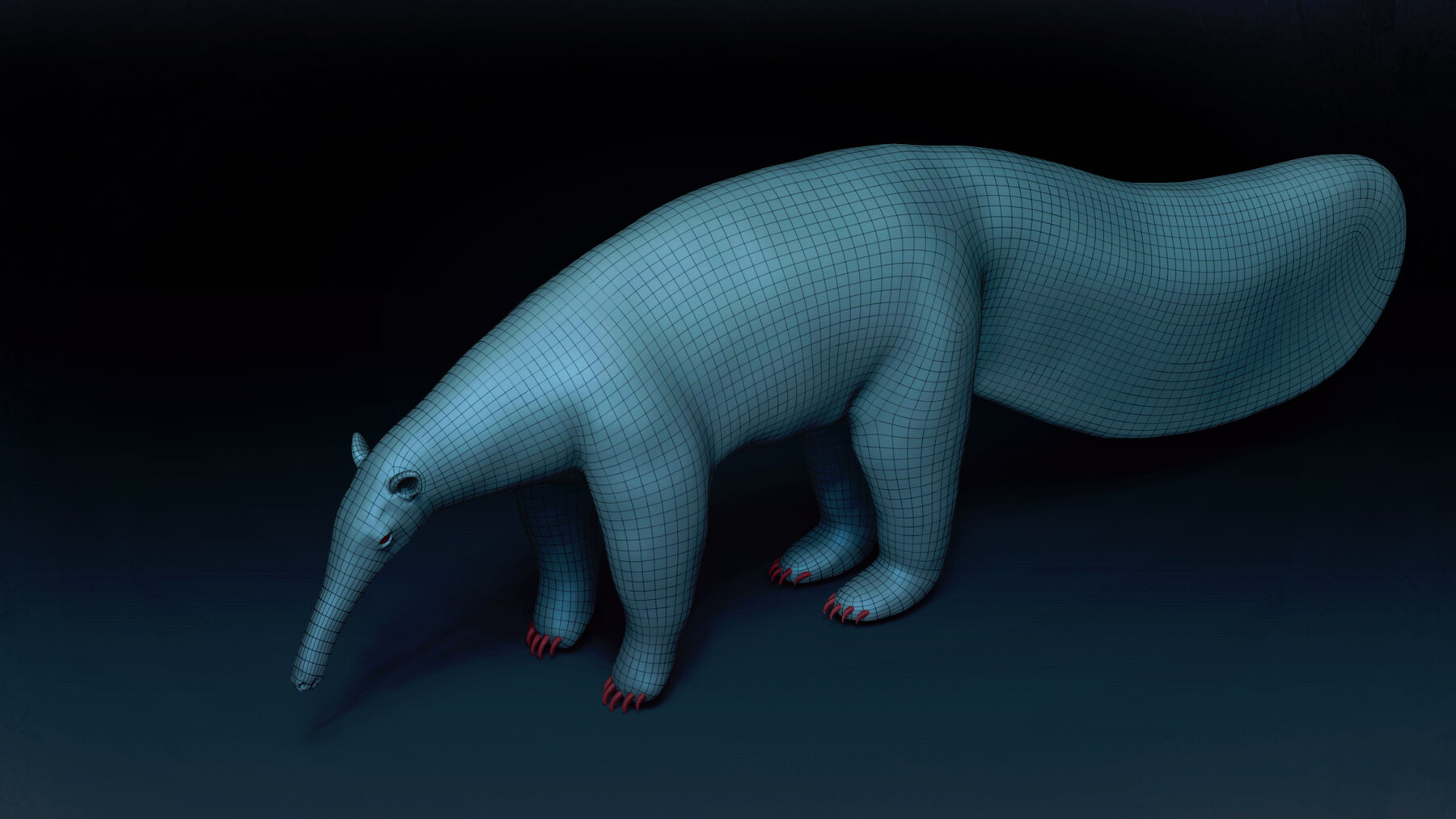 ArtStation - Giant Anteater Base Mesh 3D Model | Resources