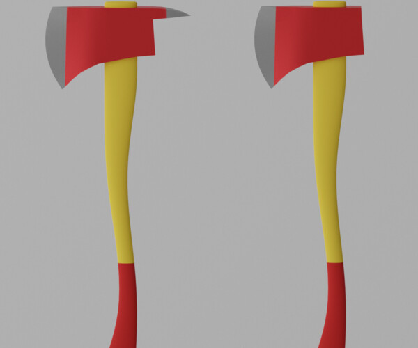 ArtStation - Cartoon Fire Axe | Game Assets