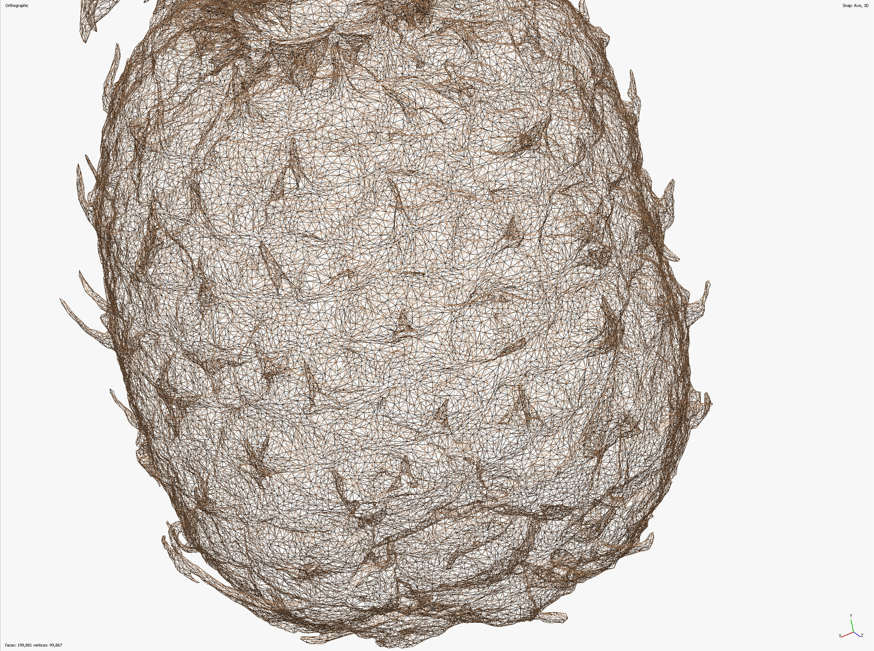 ArtStation - PINEAPPLE FRUIT LOW POLY \ HIGH POLY 3D MODEL - CROSS ...