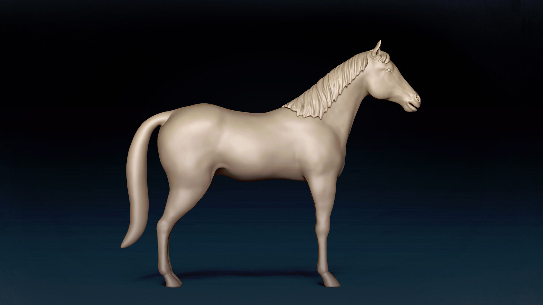 ArtStation - Horse Base Mesh 3D Model | Resources