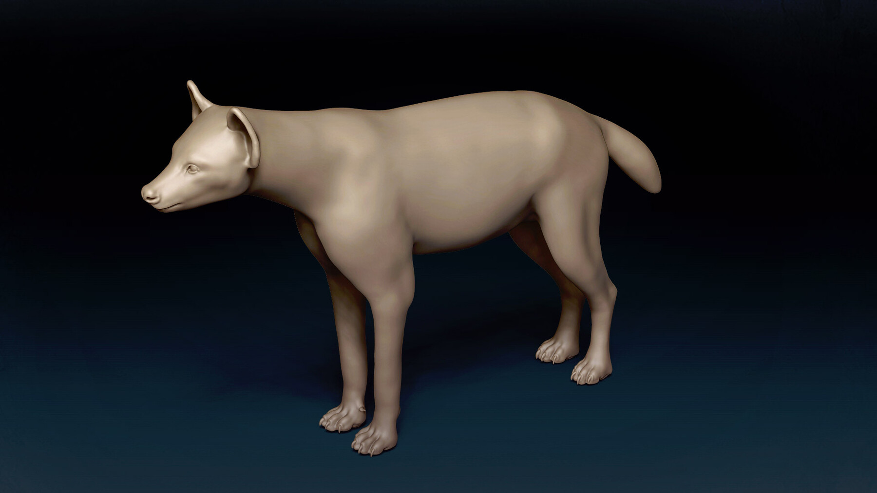 ArtStation - Hyena Base Mesh 3D Model | Resources