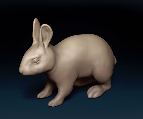ArtStation - Rabbit Base Mesh 3D Model | Resources