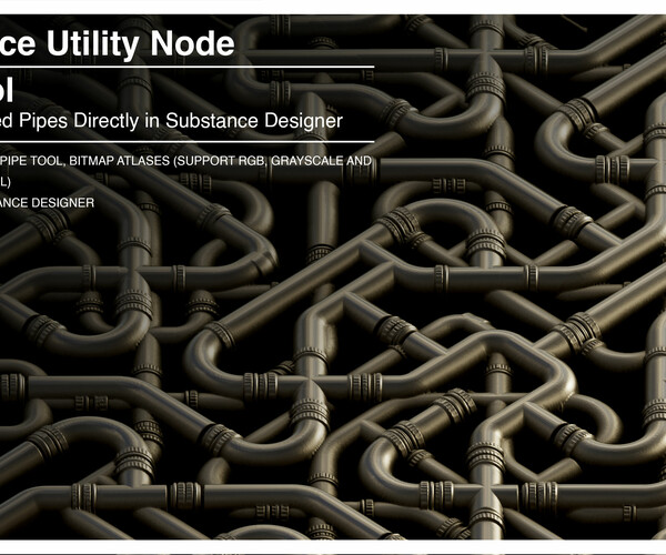 ArtStation - Substance Utility Node | Pipe Tool | Resources