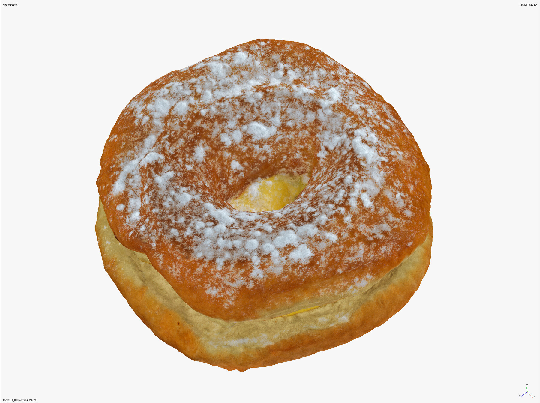 ArtStation - DONUT #1 3D MODEL - LOW POLY \ HIGH POLY - CROSS-POLARIZED ...