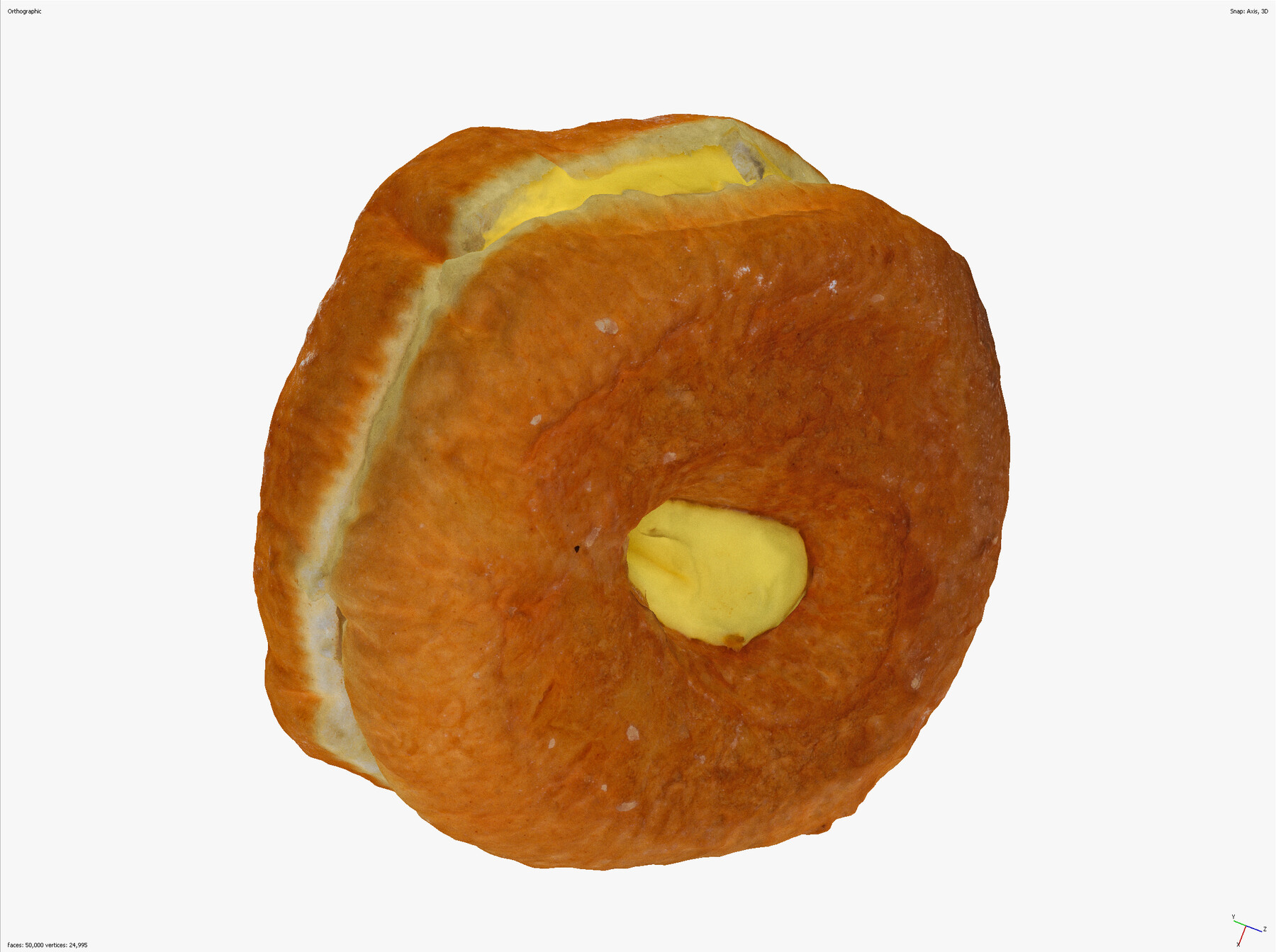 ArtStation - DONUT #1 3D MODEL - LOW POLY \ HIGH POLY - CROSS-POLARIZED ...