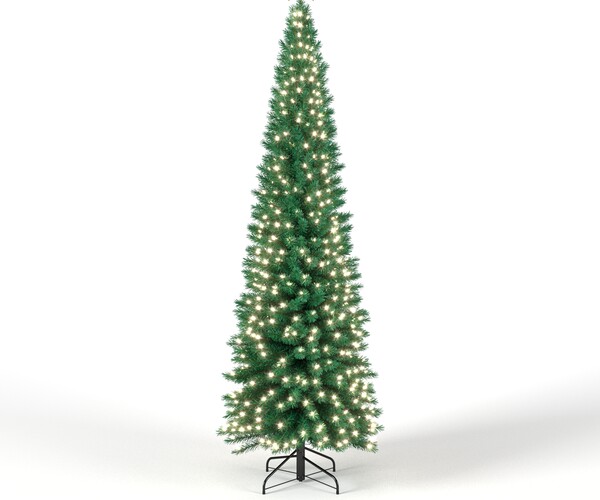 ArtStation - Tree-Christmas Tree 6 feet with Lights | Resources
