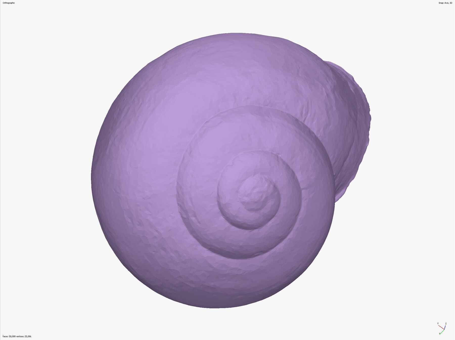 ArtStation - SNAIL 3D MODEL - LOW POLY \ HIGH POLY - CROSS-POLARIZED 3D ...