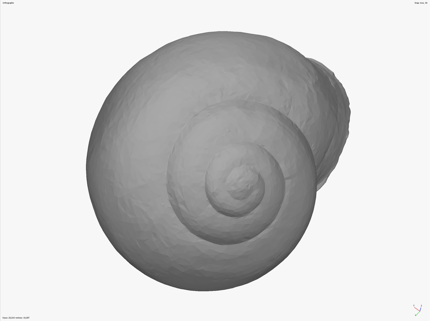 ArtStation - SNAIL 3D MODEL - LOW POLY \ HIGH POLY - CROSS-POLARIZED 3D ...