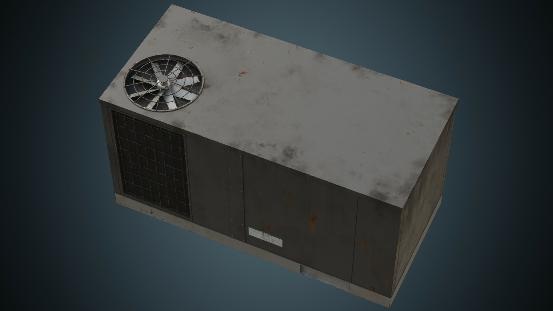 ArtStation - Rooftop AC Unit 5B | Game Assets
