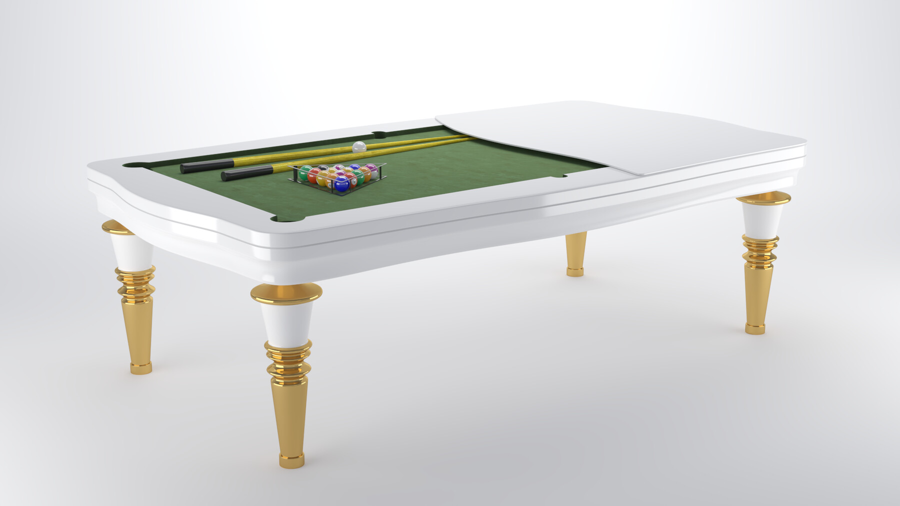 ArtStation - Sleek vintage pool table | Game Assets
