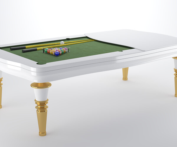 ArtStation - Sleek vintage pool table | Game Assets