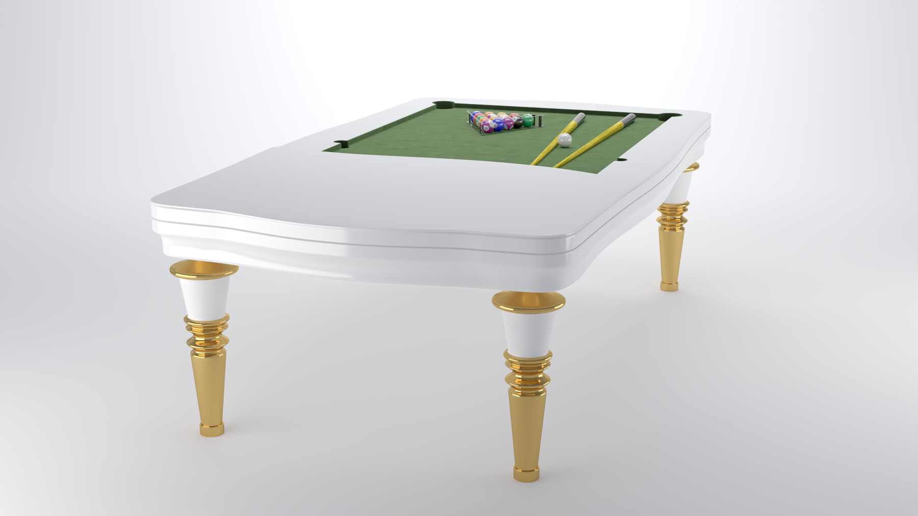 ArtStation - Sleek vintage pool table | Game Assets