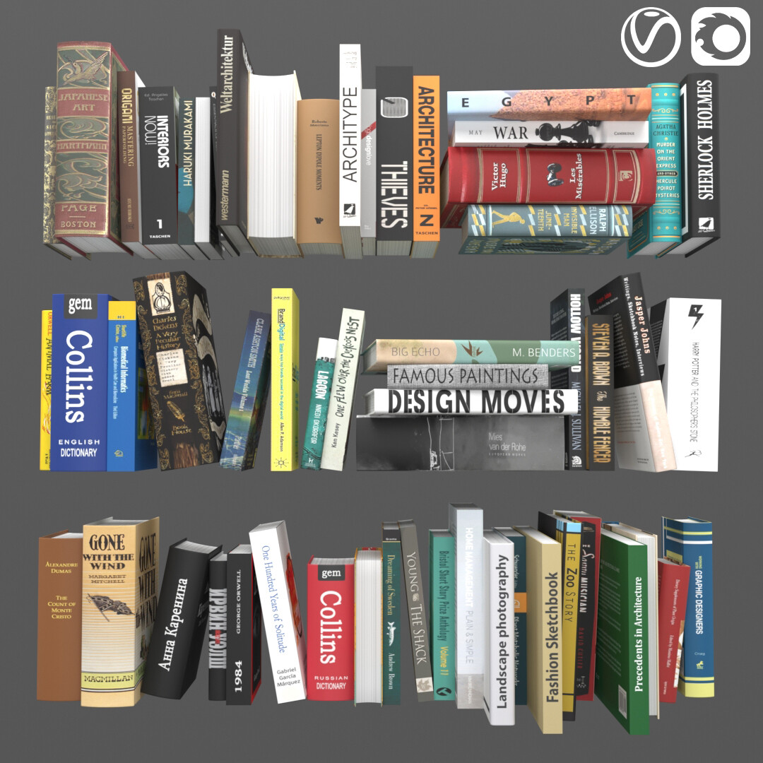 ArtStation - Books collection set | Resources
