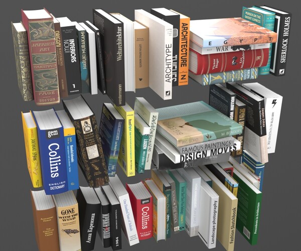 ArtStation - Books collection set | Resources