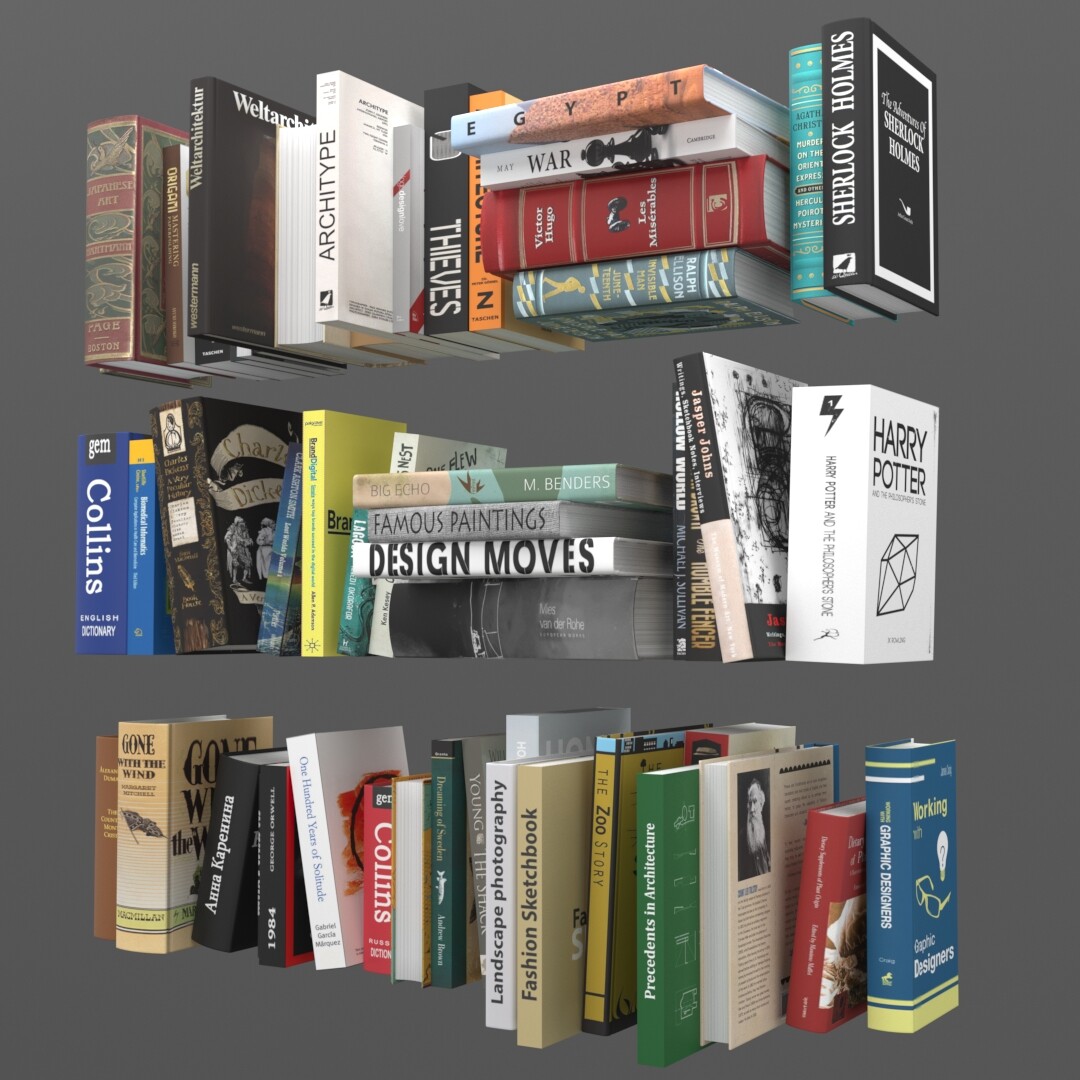 ArtStation - Books collection set | Resources