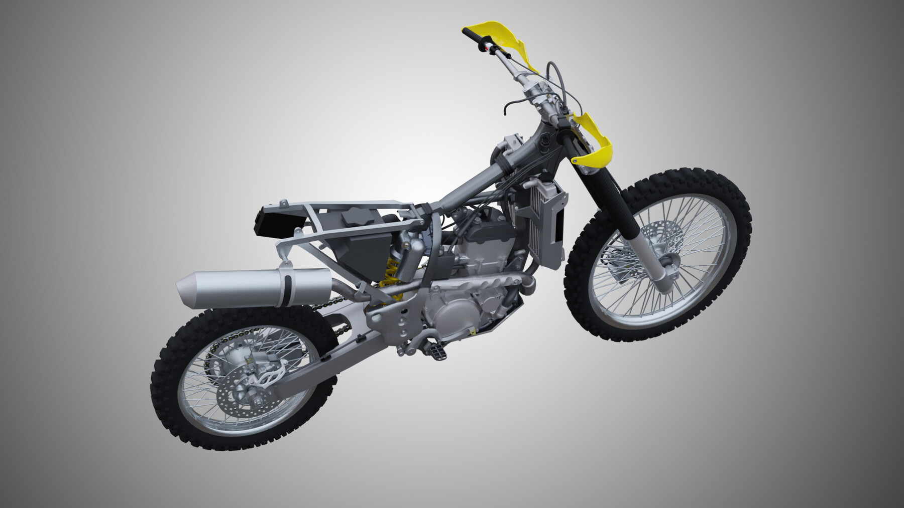 ArtStation - Suzuki DRZ 400 E - Full 3D Model | Resources
