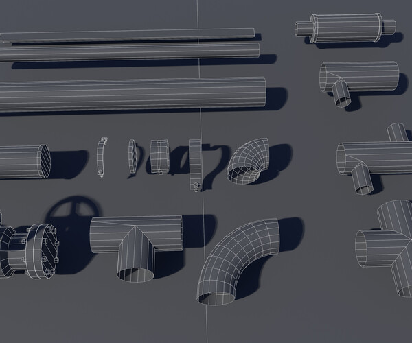 ArtStation - Modular Pipe Set | Game Assets