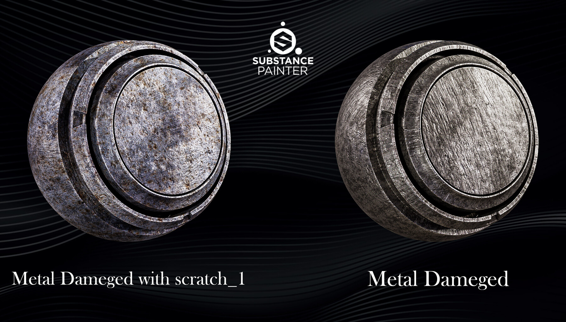 ArtStation - 50 High-Detail Metal Smart Material / Substance Painter ...