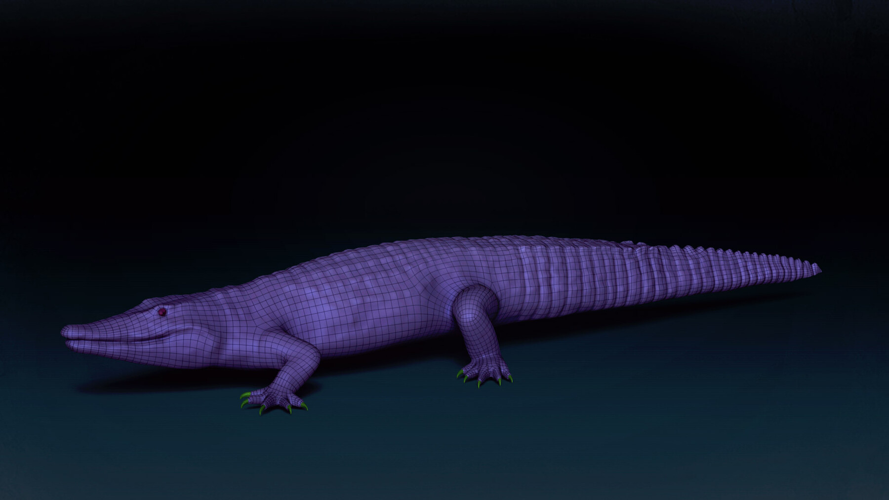 ArtStation - Crocodile Base Mesh 3D Model | Resources
