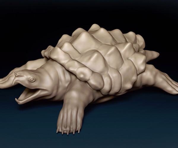 ArtStation - Alligator Turtle Base Mesh 3D Model | Resources