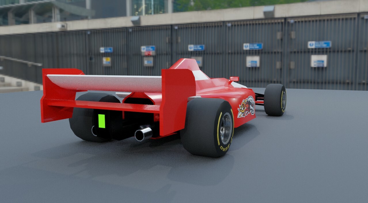 ArtStation - Race Car - Formula 1 - Indy - Carro de Corrida Low-poly 3D ...