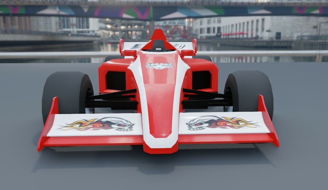 ArtStation - Race Car - Formula 1 - Indy - Carro de Corrida Low-poly 3D ...