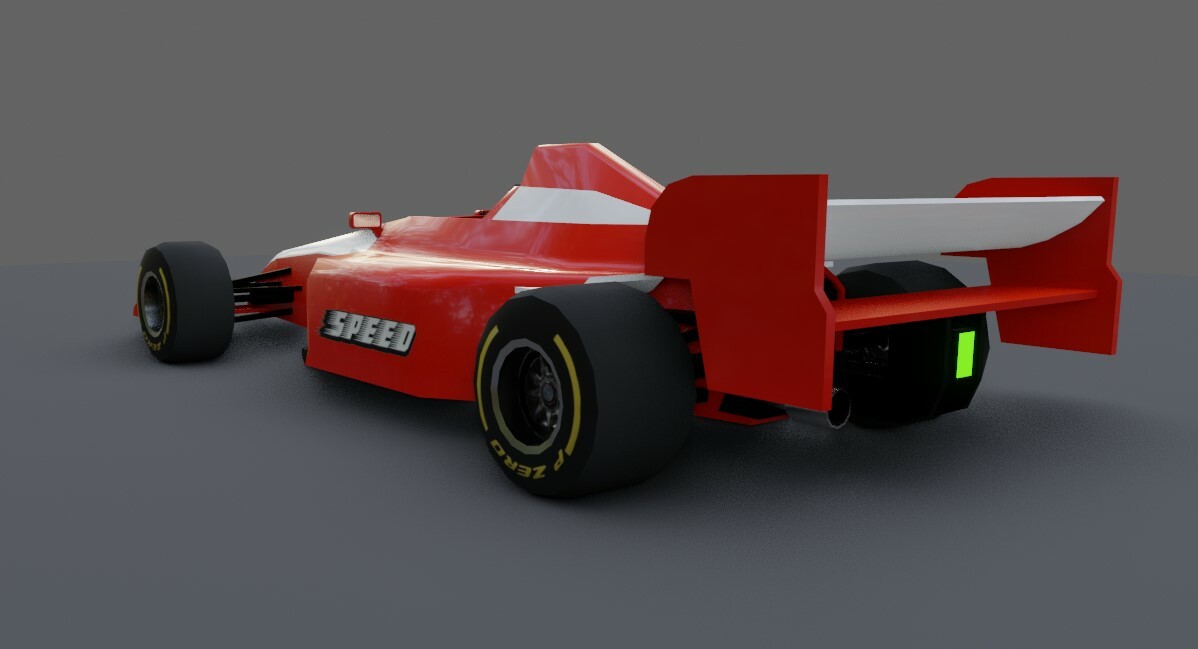 ArtStation - Race Car - Formula 1 - Indy - Carro de Corrida Low-poly 3D ...