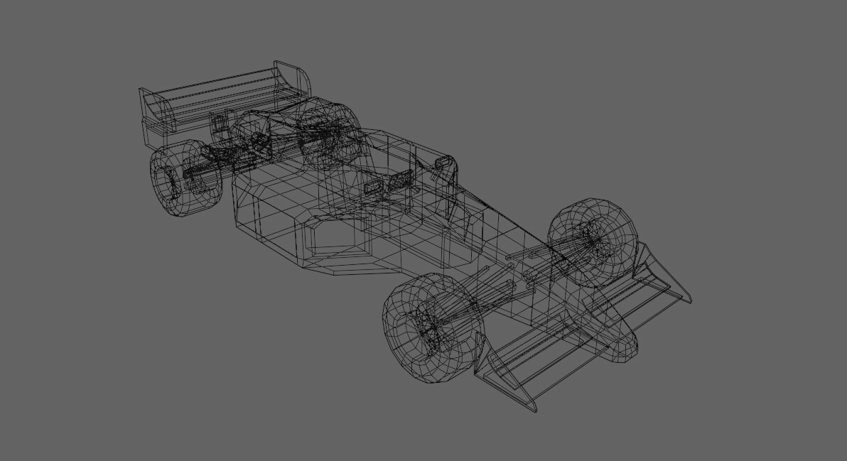ArtStation - Race Car - Formula 1 - Indy - Carro de Corrida Low-poly 3D ...